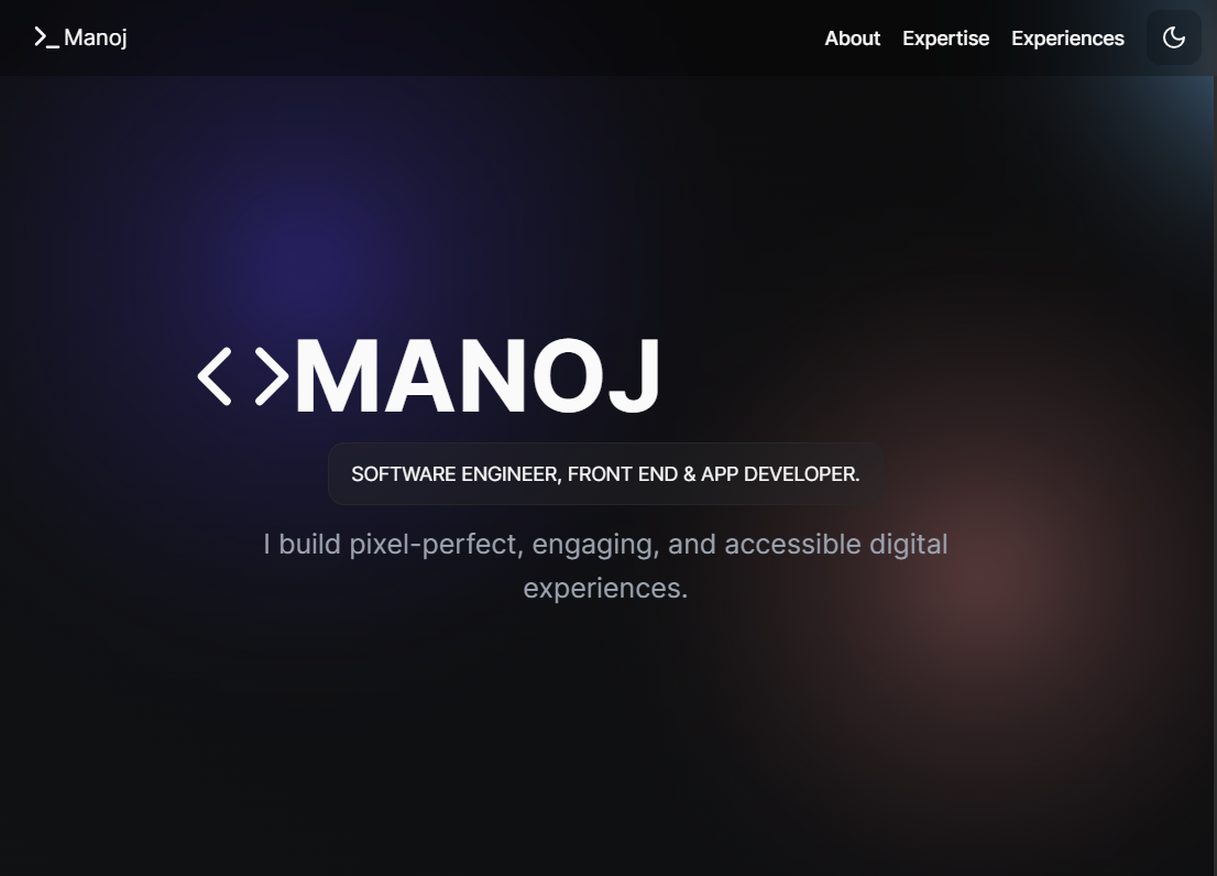 Manoj M | Full Stack Developer